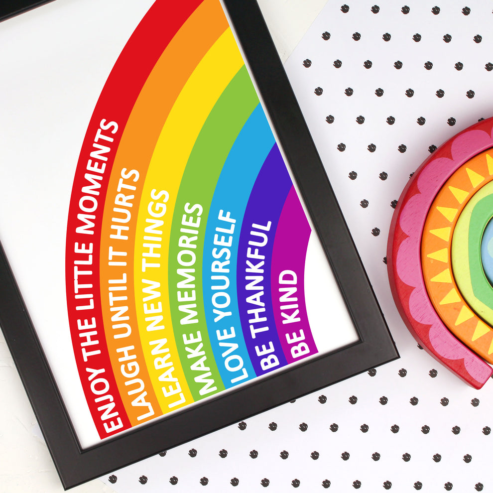 Children's Affirmations Rainbow Print – Cheerful Geek
